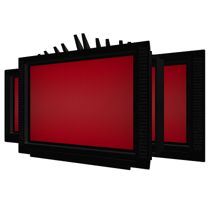 Upgraded TVman Head (Active Red) | Roblox Item - Rolimon's