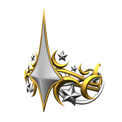 White Federation Star (gold crown base) | Roblox Item - Rolimon's