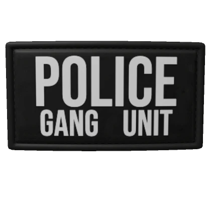 Police Gang Unit JMP Vest Patch | Roblox Item - Rolimon's