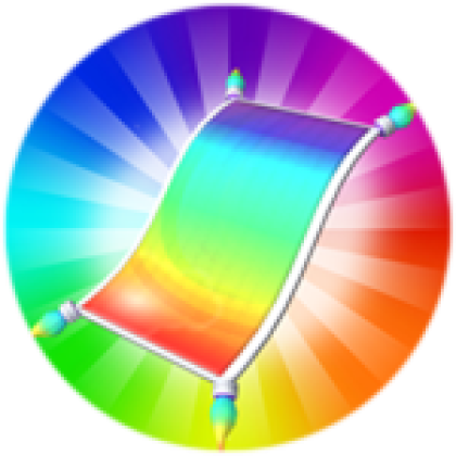 Deluxe Rainbow Magic Carpet - Roblox