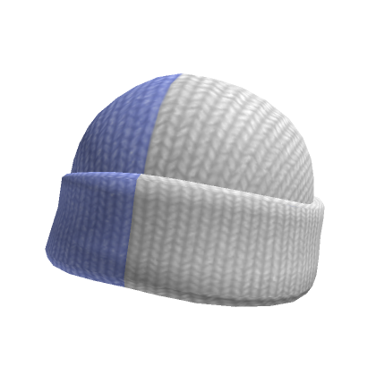 Y2K Blue/White Beanie | Roblox Item - Rolimon's