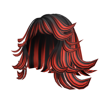 ️ Black Red Wolf Cut | Roblox Item - Rolimon's