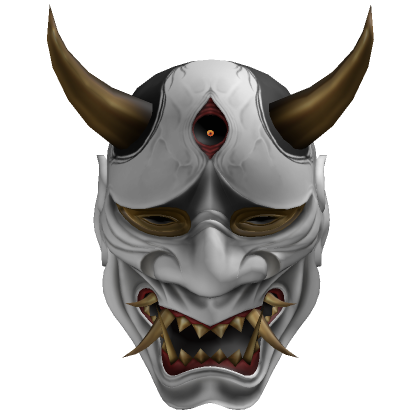 Kami Hannya Oni Mask White | Roblox Item - Rolimon's