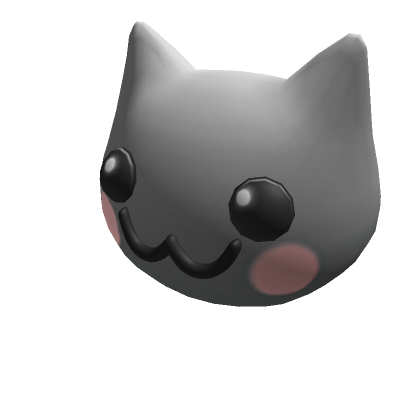 Gray Cat Head | Roblox Item - Rolimon's