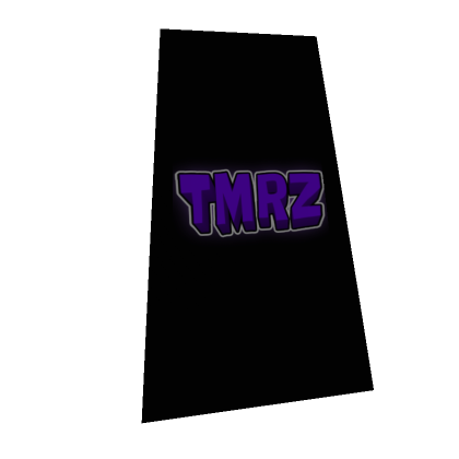 TMRZ Purple Font Black Cape | Roblox Item - Rolimon's