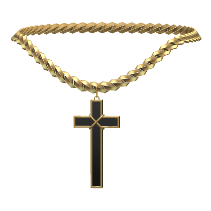 gold cross chain | Roblox Item - Rolimon's