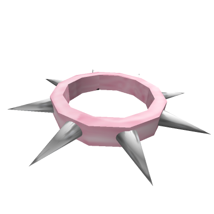 pink cute y2k spiked choker | Roblox Item - Rolimon's