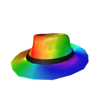 Luxury Rainbow Fedora | Roblox Item - Rolimon's