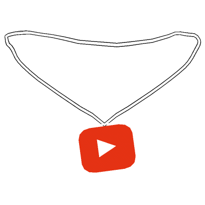 2.0 Red Content Creator Necklace | Roblox Item - Rolimon's