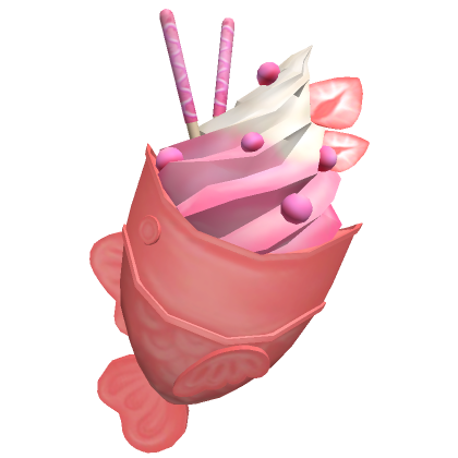 Strawberry Taiyaki Japanese Ice Cream Snack | Roblox Item - Rolimon's