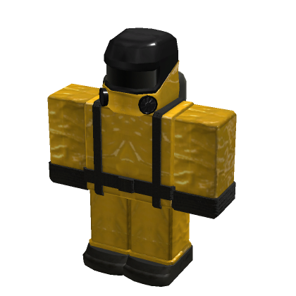 Fato de Hazmat Lethal Yellow Company - Roblox