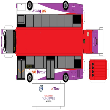 Volvo B7RLE Paper Model