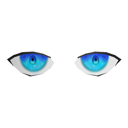 Blue Anime Boy Rised Eyes | Roblox Item - Rolimon's