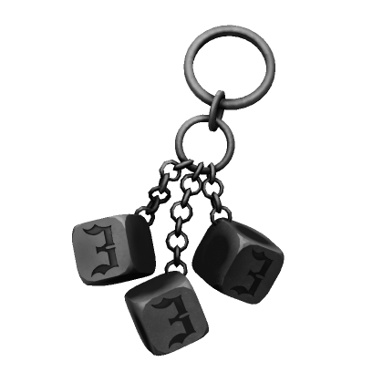 333 METAL DICE KEYCHAIN | Roblox Item - Rolimon's