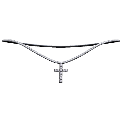 Cross Rhinestone Necklace 1.0 | Roblox Item - Rolimon's