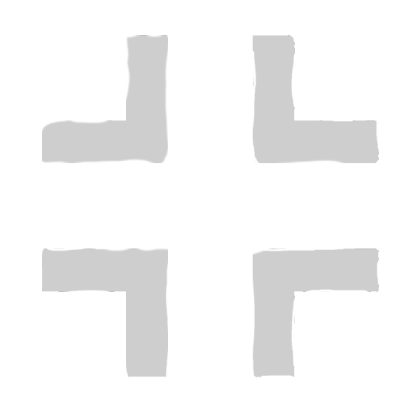 Balkenkreuz Simple White (Realistic Painting)