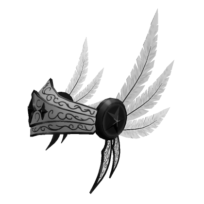 Black And White Royal Helm | Roblox Item - Rolimon's