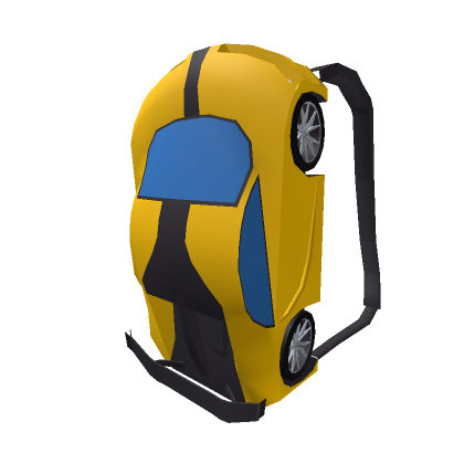 Hypercar Backpack Yellow | Roblox Item - Rolimon's