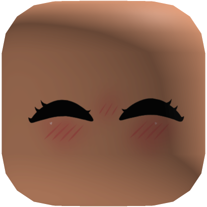 happy kawaii smile blush face mask | Roblox Item - Rolimon's