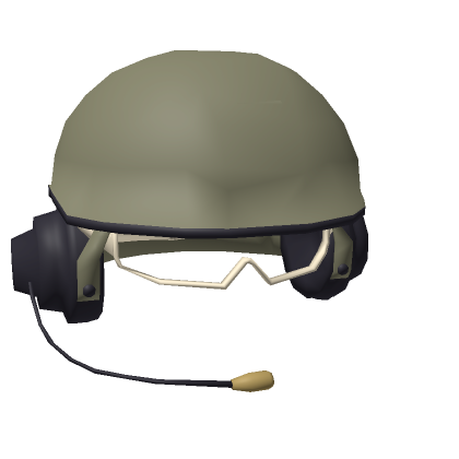 Marine Navy Army Helmet Headphones Mic Visor Sand | Roblox Item - Rolimon's