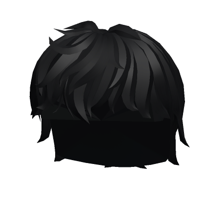 Black Fluffy Mullet | Roblox Item - Rolimon's