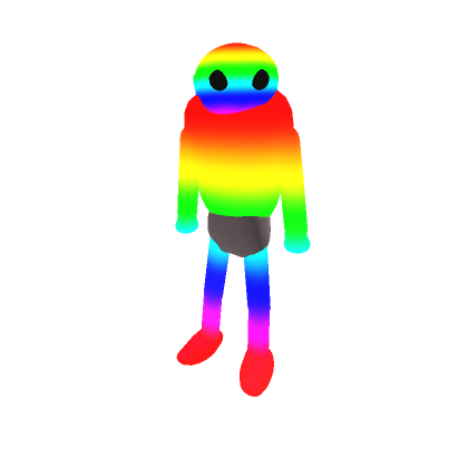 Baby Rainbow Glowing Goober! - Roblox