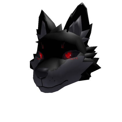 Black Wolf Head | Roblox Item - Rolimon's