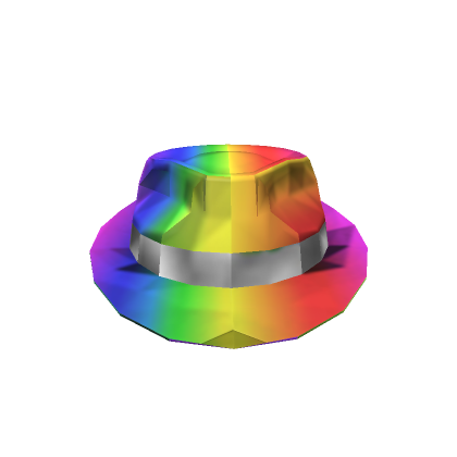 Rainbow Cool Fedora | Roblox Item - Rolimon's