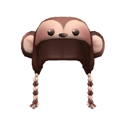 Cute Monkey Kawaii Hat | Roblox Item - Rolimon's