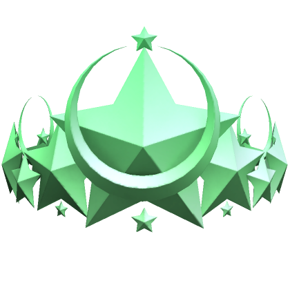 Pastel Green Starstruck Crown | Roblox Item - Rolimon's