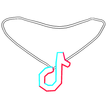 3.0 Glitch Content Creator Necklace | Roblox Item - Rolimon's