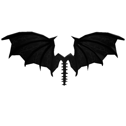 Spined Demon Wings Black | Roblox Item - Rolimon's