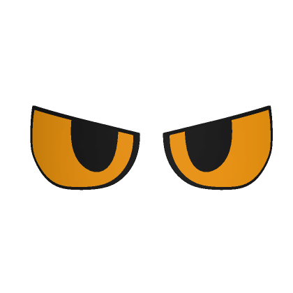 Orange Cartoon Angry Eyes | Roblox Item - Rolimon's
